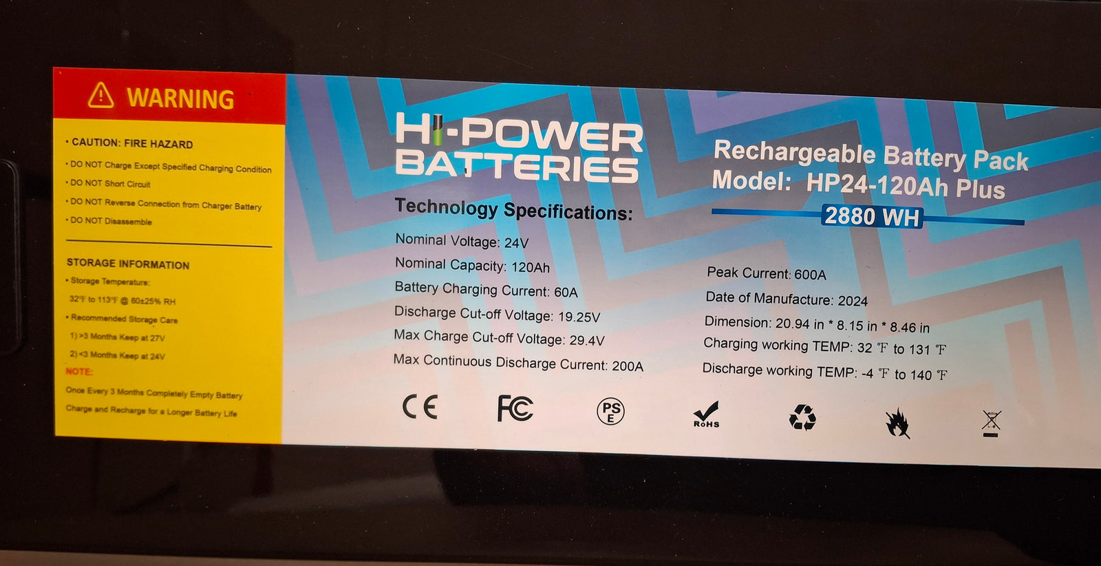 HI POWER BATTERIES
